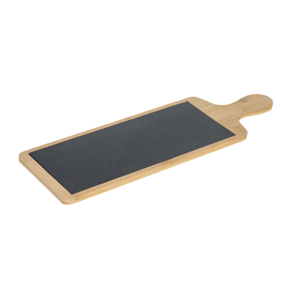 Slate Bamboo Serving Board